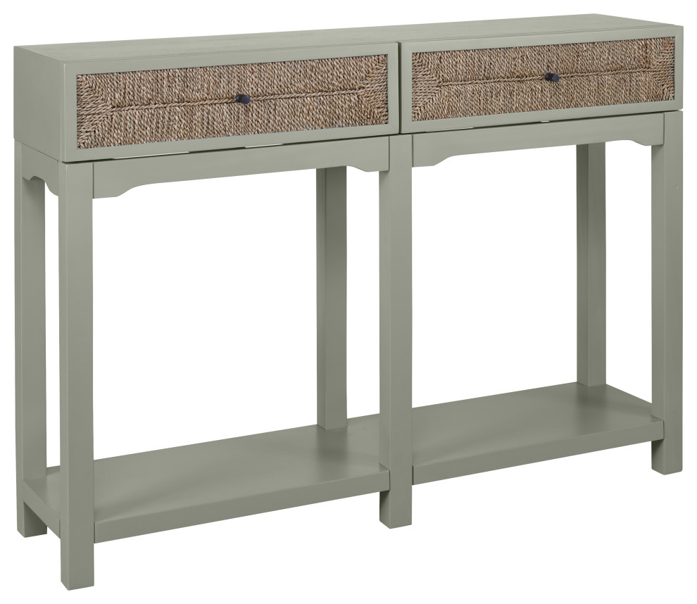 Sawyer Console Table Evergreen Fog - Beach Style - Console Tables - by ...