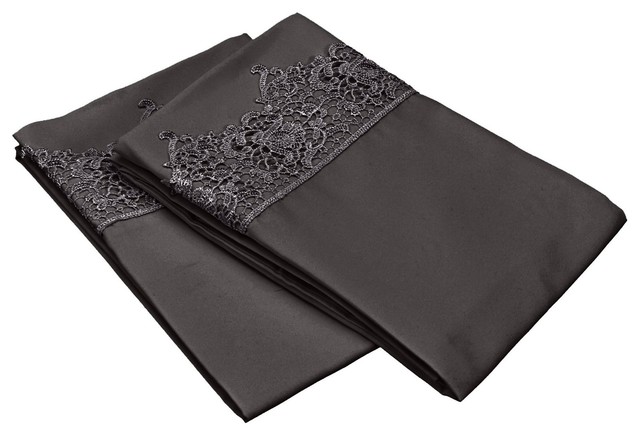 Embroidered REGAL LACE Pillowcases, 2-Piece, Wrinkle Free Microfiber ...