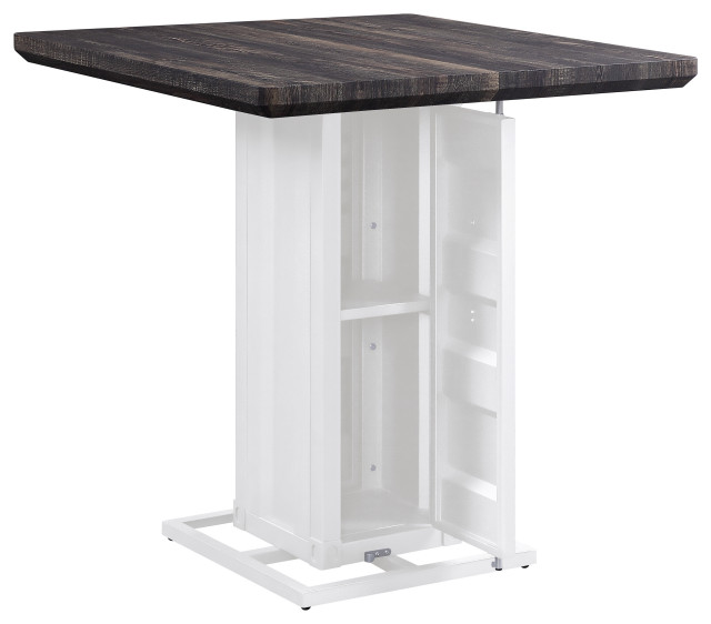 ACME Cargo Counter Height Table - Industrial - Indoor Pub And Bistro ...