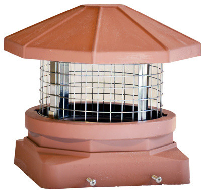 Decorative Chimney Cap - Proper Topper CAP, 8"x8" Flue - Traditional ...