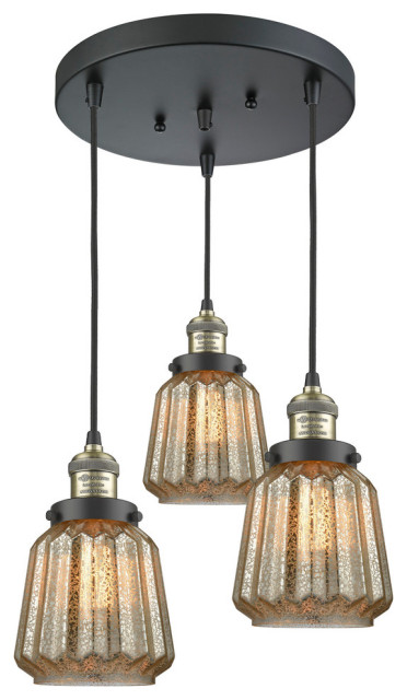 Chatham 3-Light Multi-Pendant - Industrial - Pendant Lighting - by ...