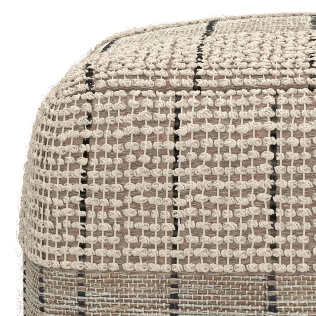 Elmer Square Woven Pouf - Transitional - Floor Pillows And Poufs - by ...