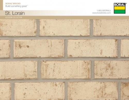 need a stone color to go with boral brick st. lorain