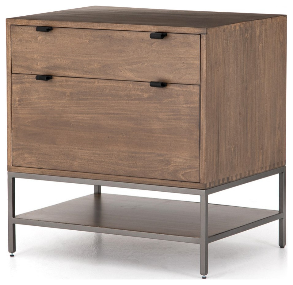 Trey Modular Filing Cabinet - Auburn Poplar - Transitional - Accent ...