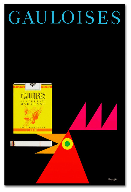 Vintage Lavoie 'Ads 25 ' Canvas Art, 22"x32" - Midcentury - Prints And ...