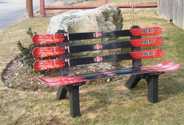 Snow Ski Bench - Upholstered Benches - by Skichair1 | Houzz