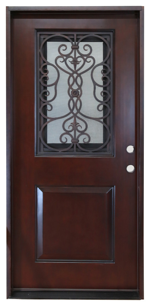 Forever Doors, Exterior Front Entry Composite Door PCD-11C 36"x80 ...