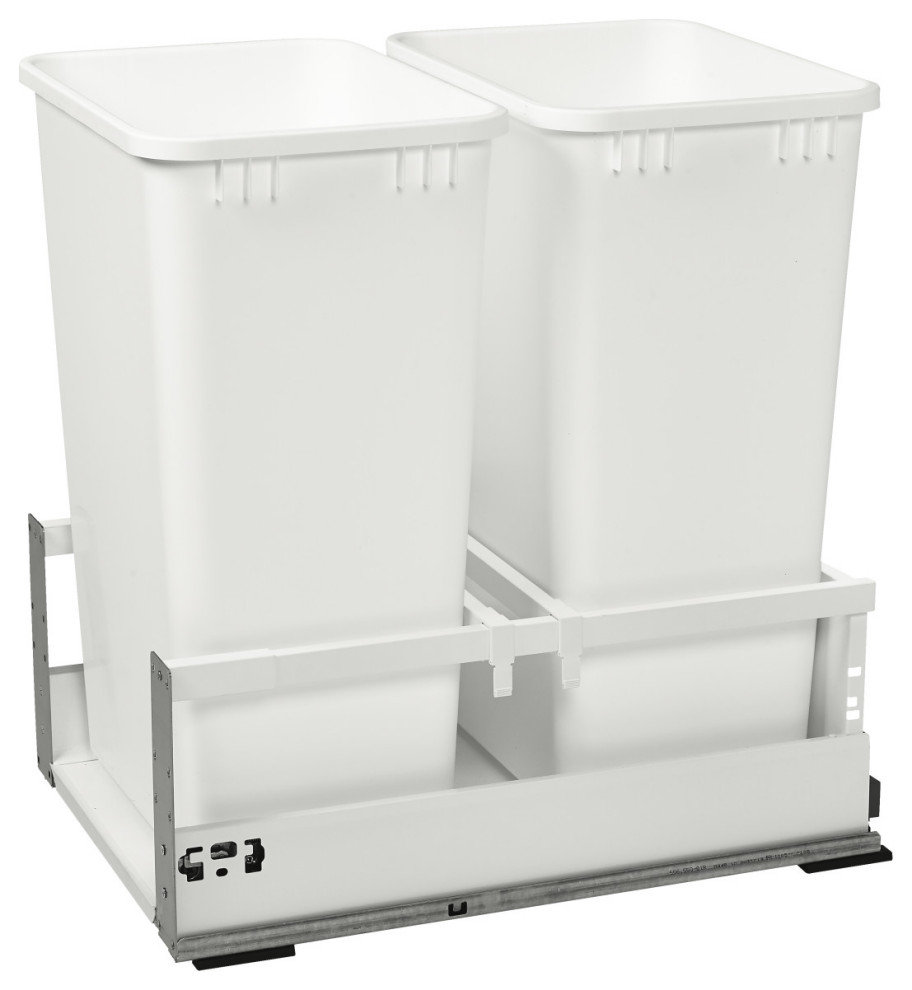 Tandem Pull Out Trash Can With Soft Close and Servo Drive ...