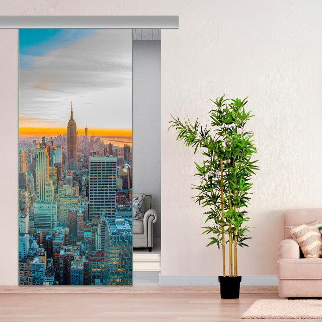 Digital Printing On Sliding Glass Doors ALU100, 34"x84" - Contemporary ...