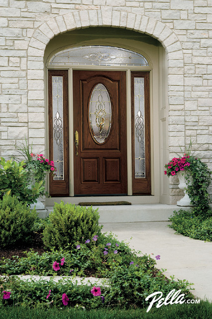 Pella® Architect Series® fiberglass entry doors add instant curb-appeal ...