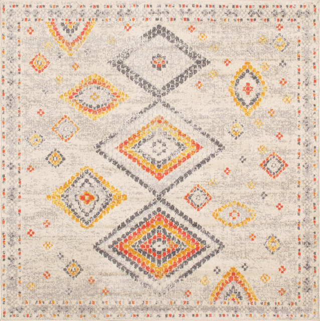 Pasargad Home Aldora Design Power Loom Area Rug, 6'x6'Pd-476A 6x6 ...