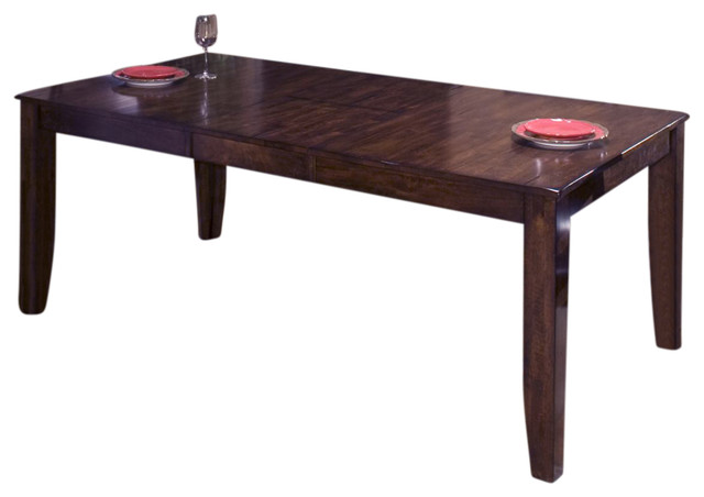 Emma Mason Signature Lorenza Dining Table with Butterfly Leaf in Raisin ...