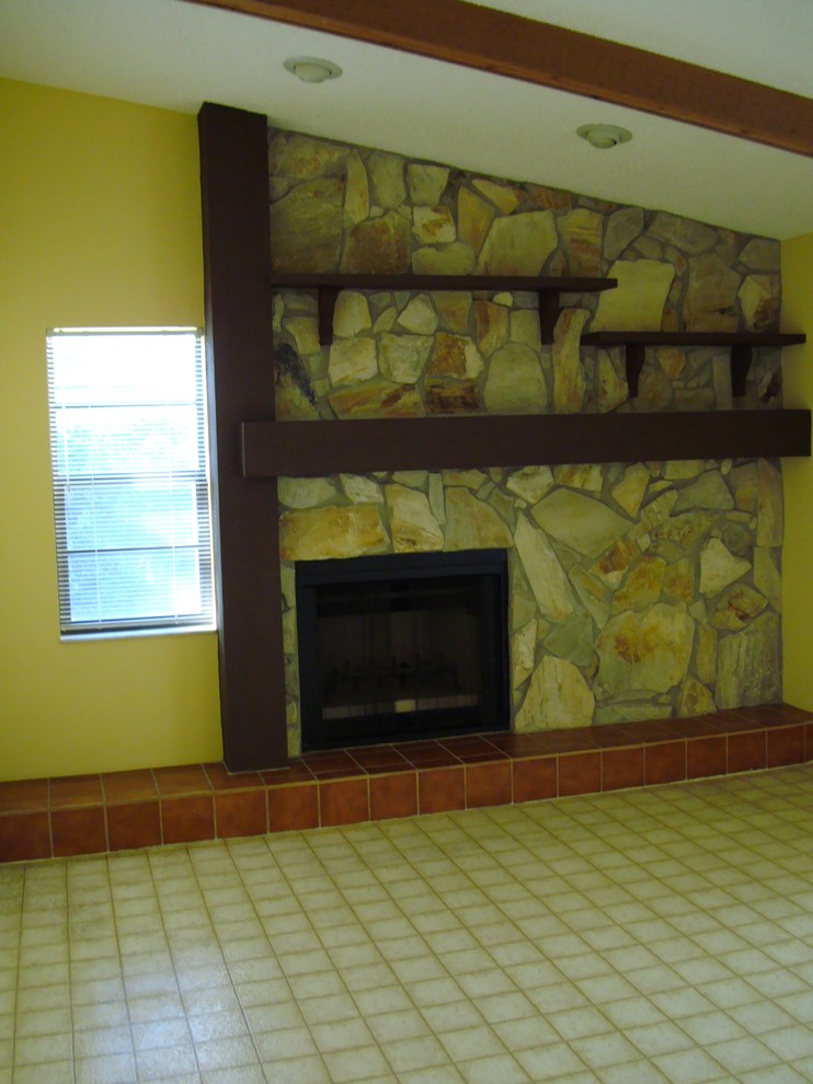 Need advice on how to update an 80s fireplace
