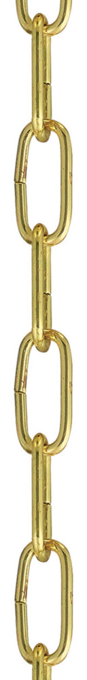 Extra Heavy Duty Decorative Chain, Polished Brass - Transitional ...