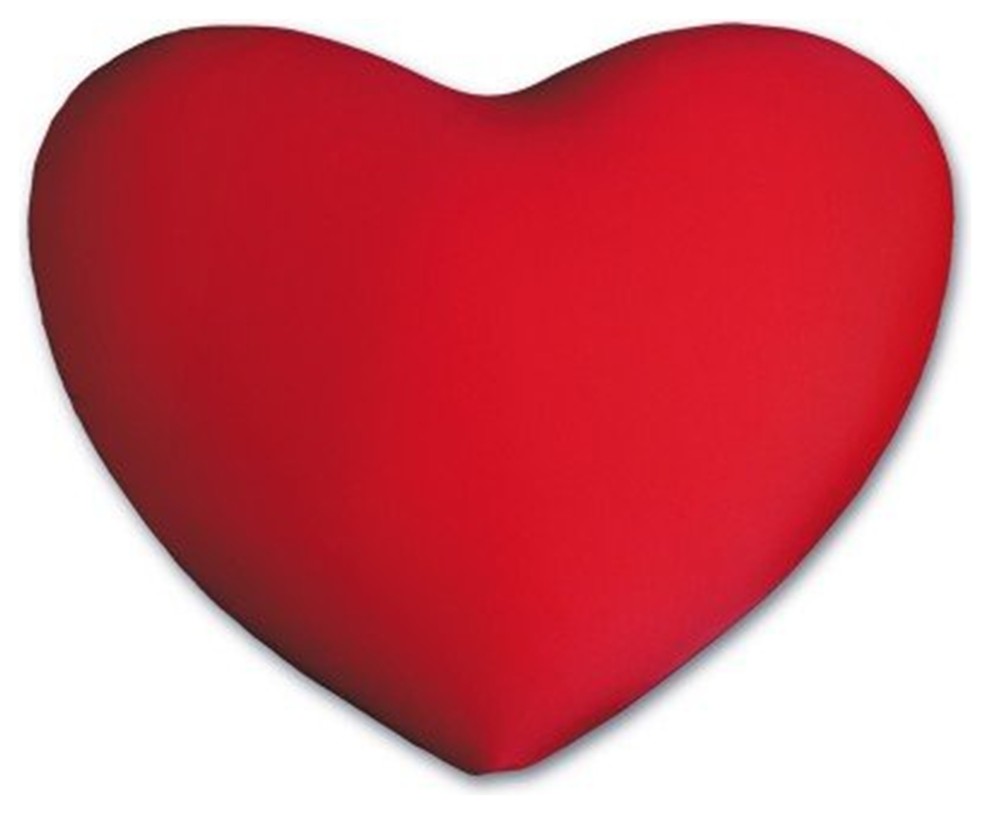 Heart, Shaped Pillow, Red Valentine Pillow, Micro Bead Squishy Pillow ...