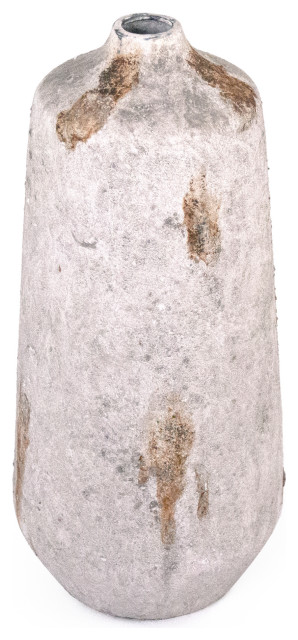 Large Floor Vase, Distressed, Stone - Farmhouse - Vases - by Zentique ...