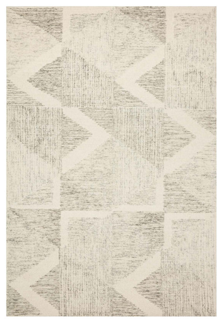 Loloi Milo Mlo-06 Rug, Lt Gray and Granite, 8'6"x12' - Contemporary ...