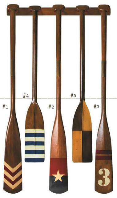 Royal Barge Oar #2 - Beach Style - Wall Accents - by Inviting Home Inc ...