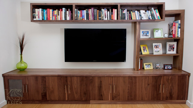 Modular Media Unit by KCS Design - Modern - Entertainment Centers And ...