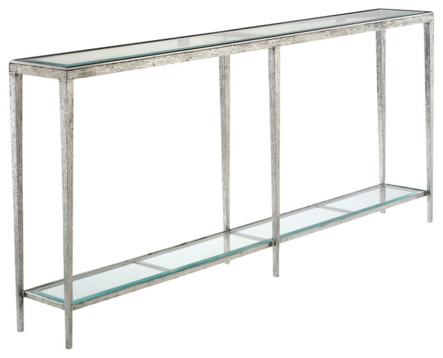 Jinx Large Nickel Console - Contemporary - Console Tables - by Maitland ...