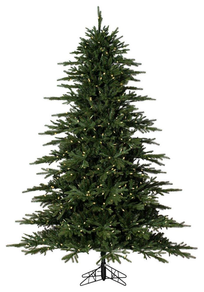 Vickerman Kamas Fraiser Fir Artificial Color Changing Christmas Tree ...