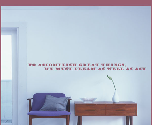 To accomplish Vinyl Wall Decal businessquotes28, 48 in. - Contemporary ...