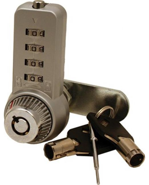 Combi Cam .38" Dual Access Combination Door Lock, Chrome, 8-Mar ...