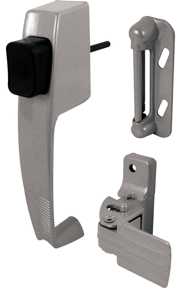 Push Button Latch with Tie Down, Aluminum, 1-set - Traditional - Door ...