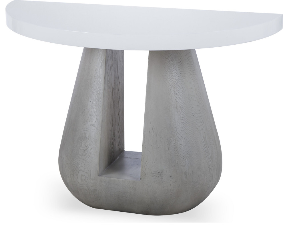 Gray Console Table - Transitional - Console Tables - by HedgeApple | Houzz