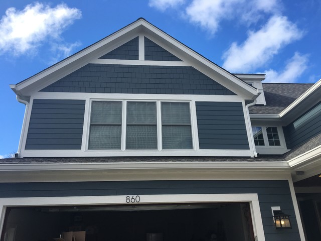 James Hardie lap siding and shake. Windows trim,LP soffit and fascia ...