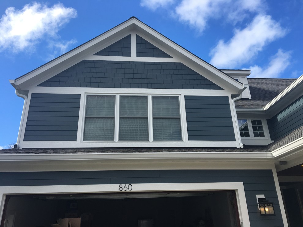 James Hardie lap siding and shake. Windows trim,LP soffit and fascia ...