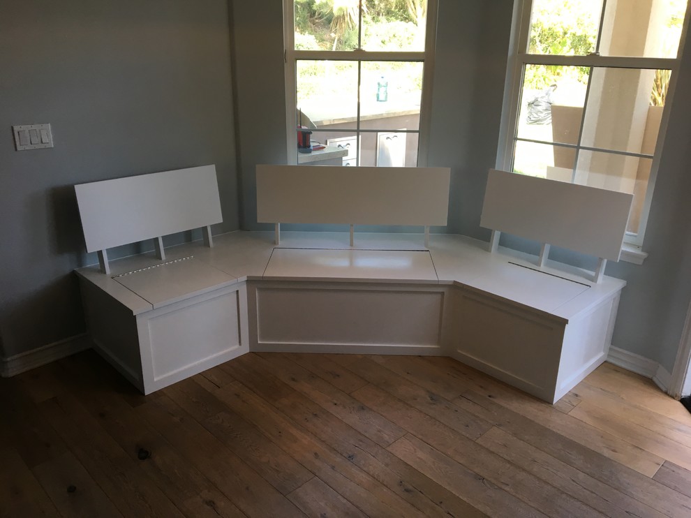 Custom Kitchen Bench Seat W/storage - Contemporary - Los Angeles - by ...