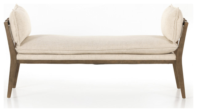 Karsten Chaise Thames Cream - Transitional - Upholstered Benches - by ...