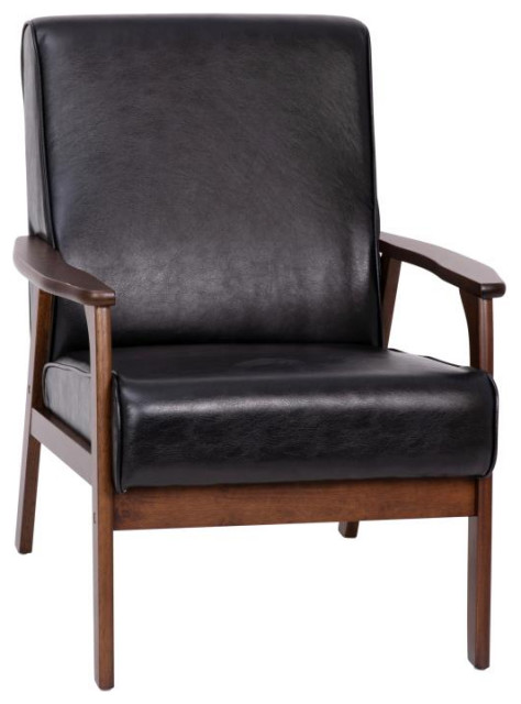 Langston Commercial Grade Upholstered Mid Century Modern Arm Chair ...