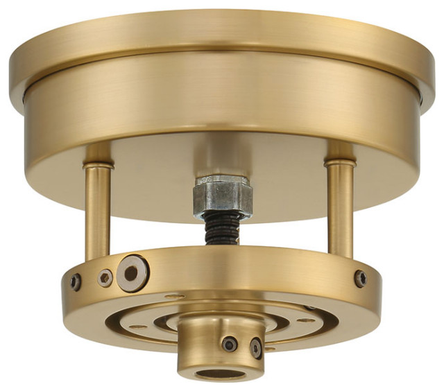 Slope Mount Adapter, Satin Brass - Transitional - Ceiling Fan ...