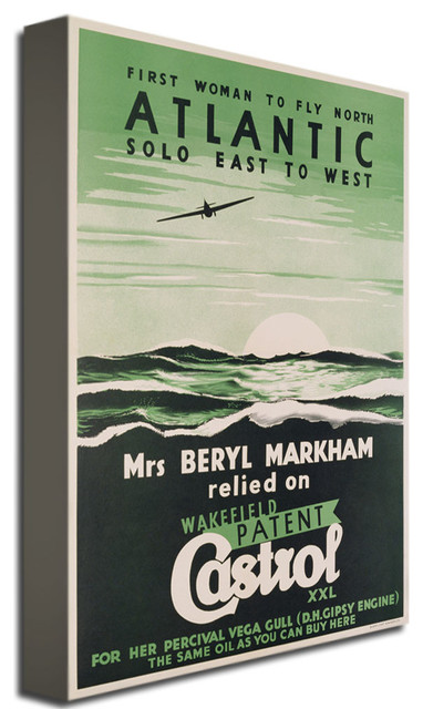 'Castrol Oil, 1938' Canvas Art, 30" x 47" - Traditional - Prints And ...