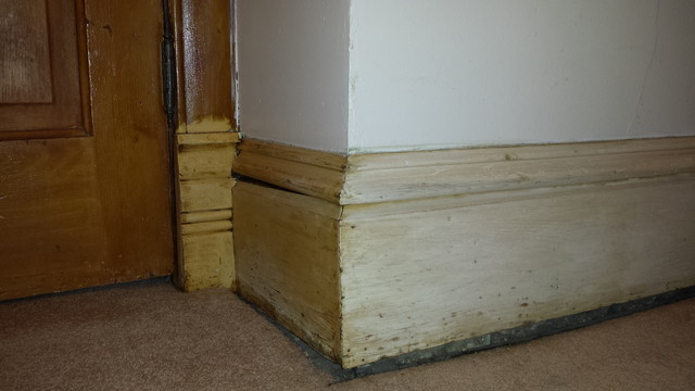 refinishing old wood trim
