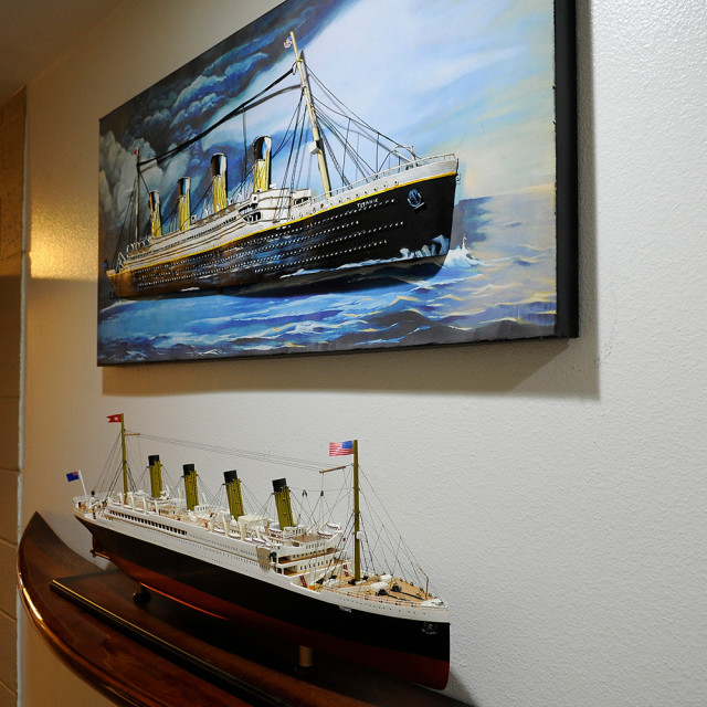 Titanic 3D Painting Handcrafted metal Decor - Beach Style - Wall ...