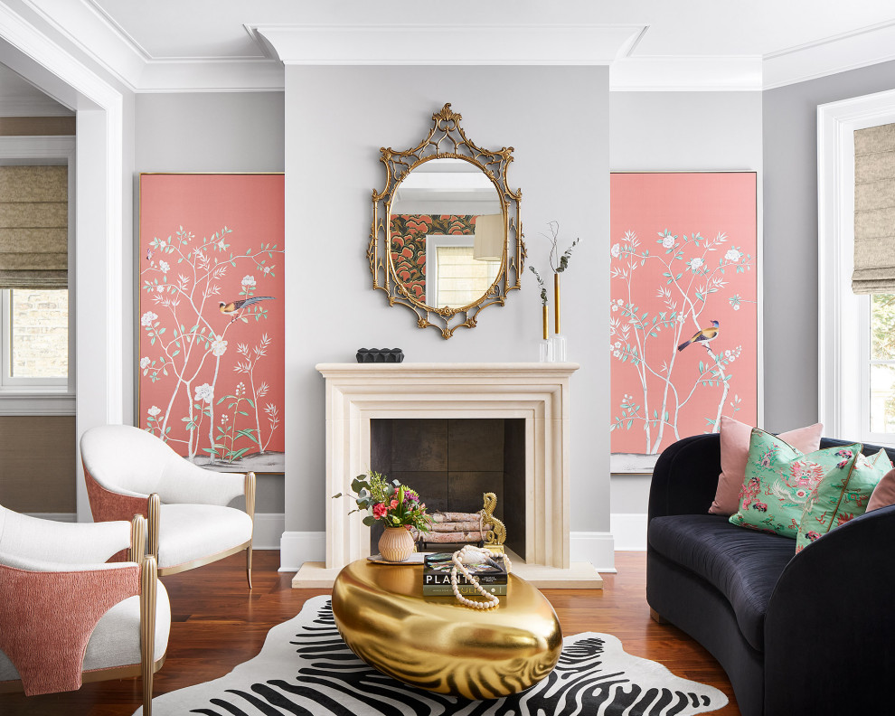 Newport - Transitional - Living Room - Chicago - by Dual Concept Design ...