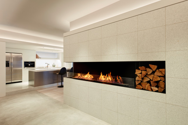 EcoSmart™ Flex 122LC Left Corner Fireplace - Wall-Mounted Ethanol Fire ...