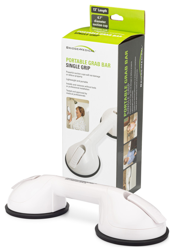 Single Grip Portable Suction Grab Bar - Traditional - Grab Bars - by ...