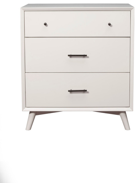 Flynn Mid Century Modern 3 Drawer Small Chest - Midcentury - Accent ...
