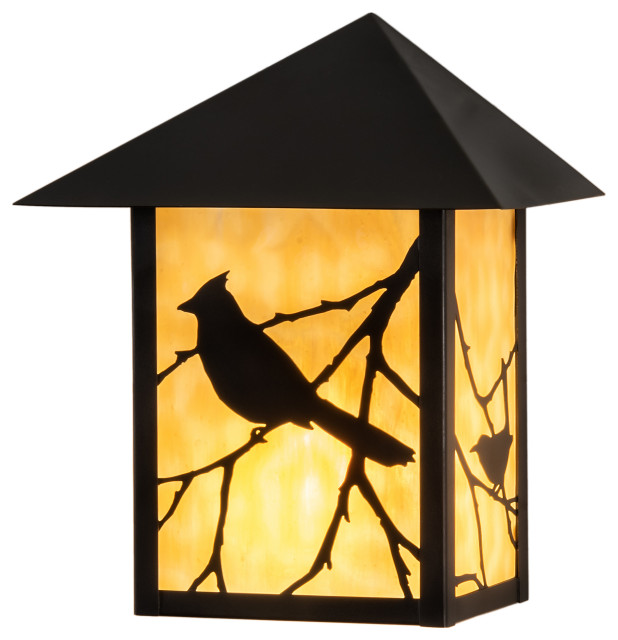 9 Wide Seneca Song Bird Wall Sconce - Rustic - Wall Sconces - by Meyda ...