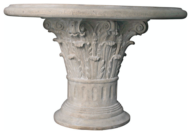 Roman Corinthian Capital Table - Traditional - Outdoor Coffee Tables ...