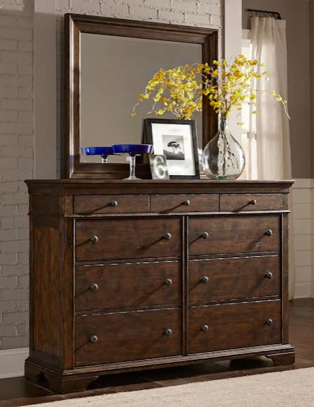 Trisha Yearwood Daisy Dresser, 9-Drawers, Cedar Lined Bottom-Drawers,3 ...