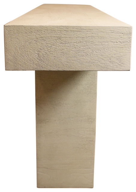 Flagstaff 72" Solid Wood Console Table, Stone Natural Finish ...