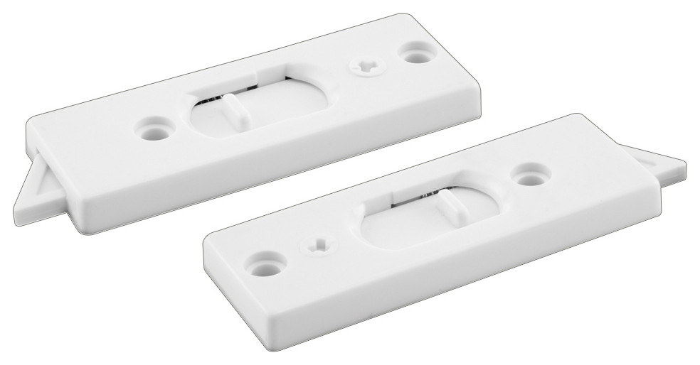 2-15/16", White Plastic, spring-loaded Tilt Latch - Window Hardware And ...