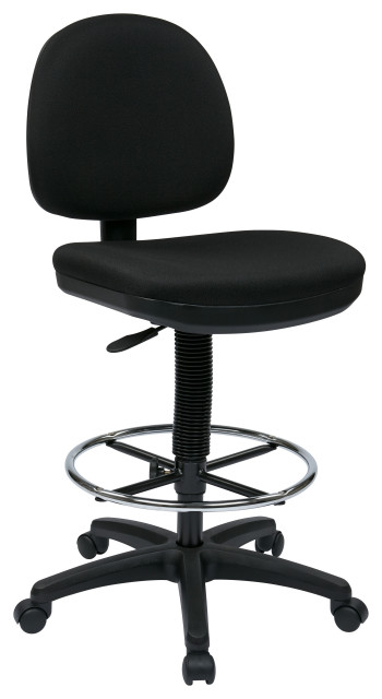 Economical Chair With Chrome Teardrop Footrest - Contemporary - Office ...