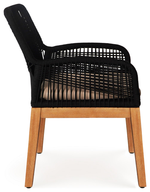 Ottawa Rope Weaving Chair - Beach Style - Outdoor Dining Chairs - by ...