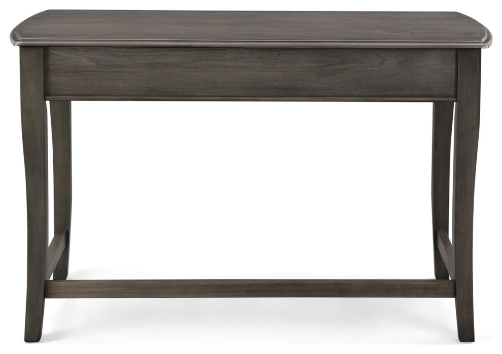 Transitional Desk, Slightly Curved Legs & Rectangular Lift Up Top ...